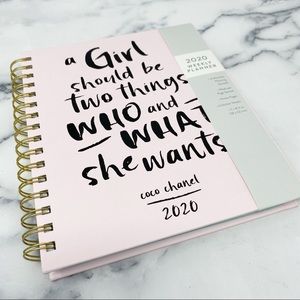 Eccolo | Office | 220 Weekly Planner Coco Chanel Quote | Poshmark